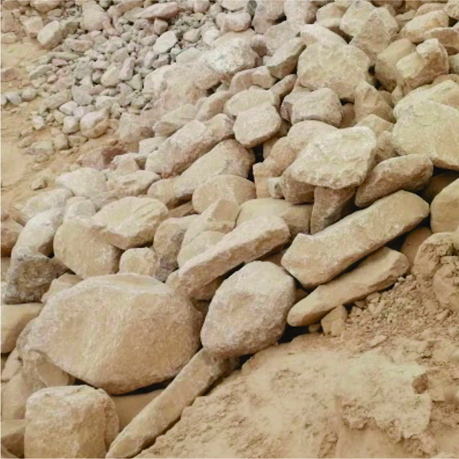 Agregados de construcción para recojo en cantera